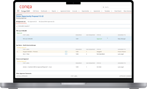 Contract Lifecycle Management: Detailed Features - Conga